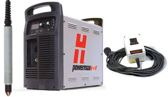 Hypertherm Powermax125 Plasma Cutter w/CPC, 180 Degree Machine Torch