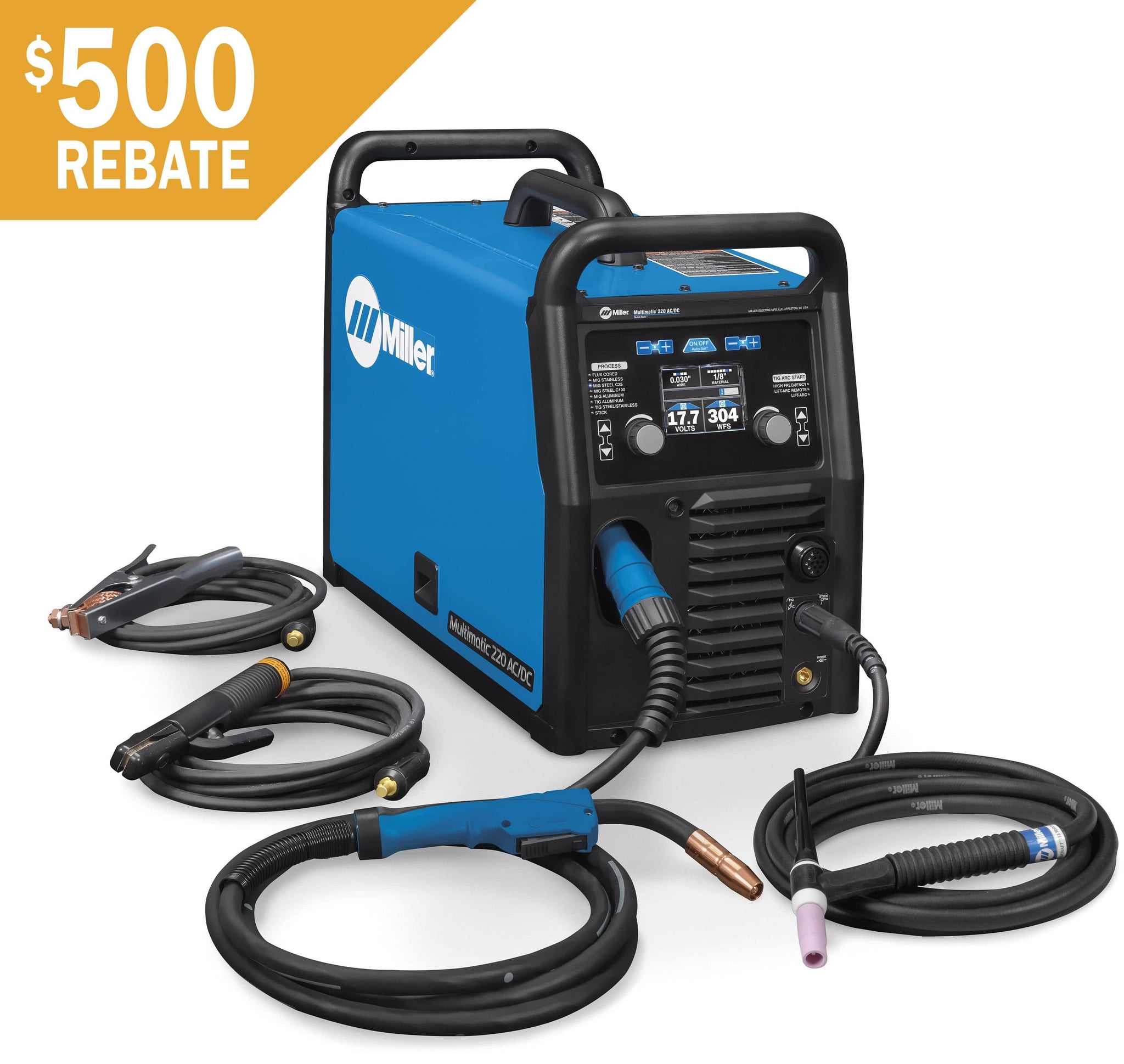 Miller Multimatic 220 AC/DC Multi-Process Welder 907757
